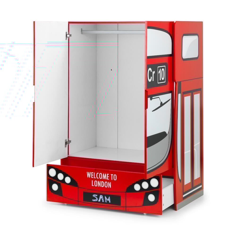 London Bus Wardrobe | Happy Beds