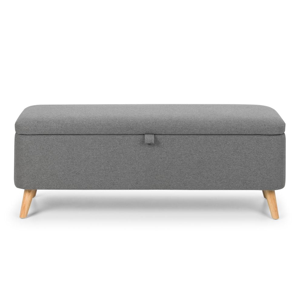 Astrid Grey Fabric Blanket Box