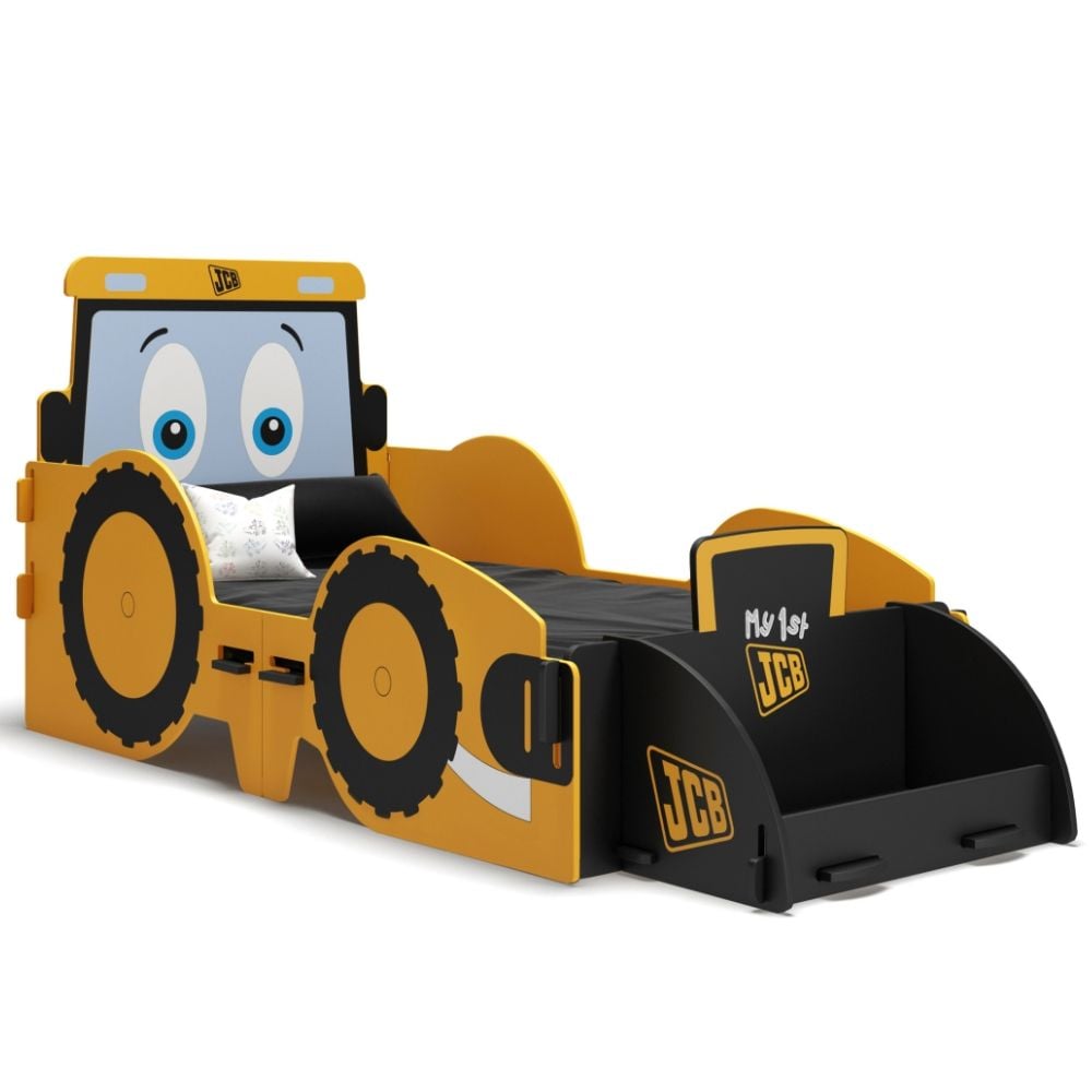 JCB Yellow Children's Digger Toddler Bed | Happy Beds