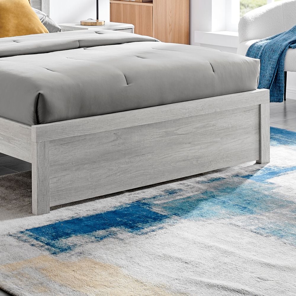 Rodley Grey Oak Wooden Bed Frame - 5ft King Size