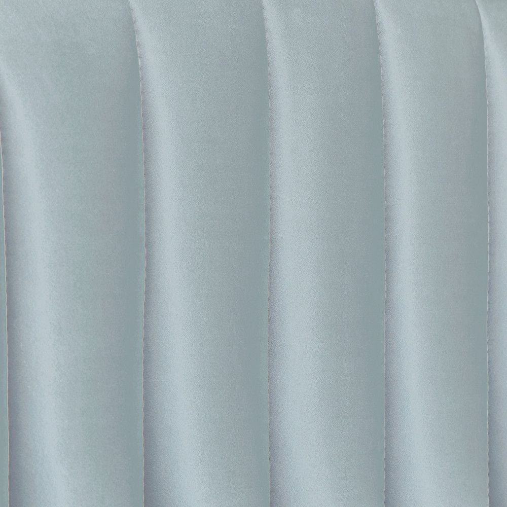 Sandy Blue Velvet Ottoman Storage Bed | Happy Beds