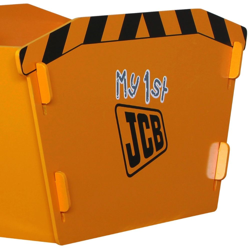 JCB Yellow Children's Digger Skip Toybox | Happy Beds