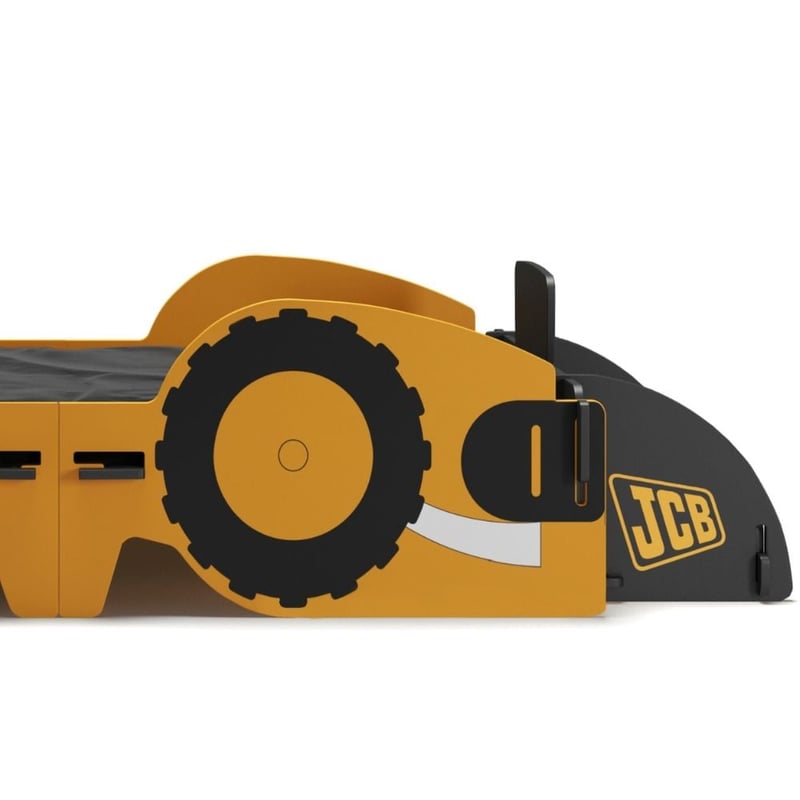JCB Yellow Children's Digger Toddler Bed | Happy Beds