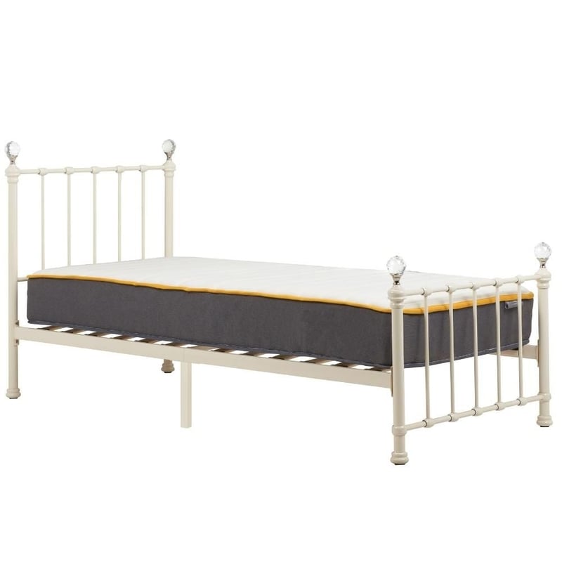 Jessica Cream Metal Bed | Beds | Happy Beds