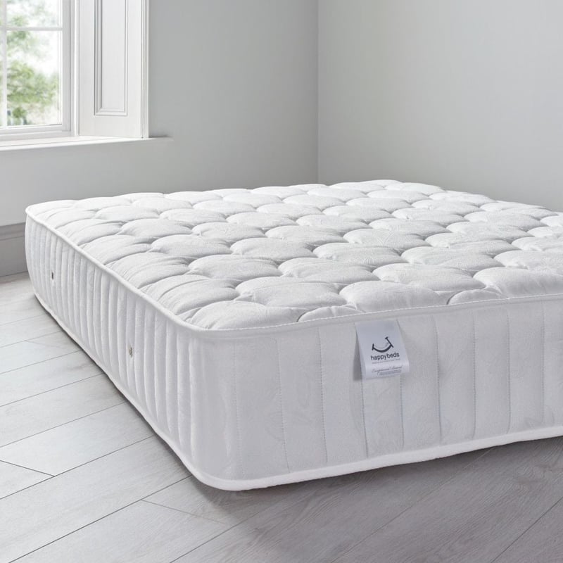 Neptune Spring Quilted Cotton Fabric Mattress | Happy Beds