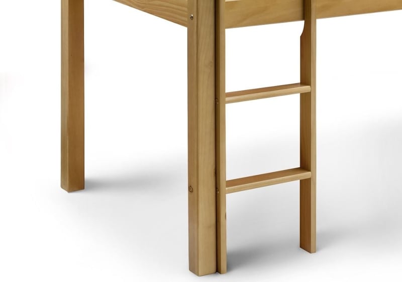 Wendy Solid Pine Wooden Mid Sleeper Frame Only - 3ft Single