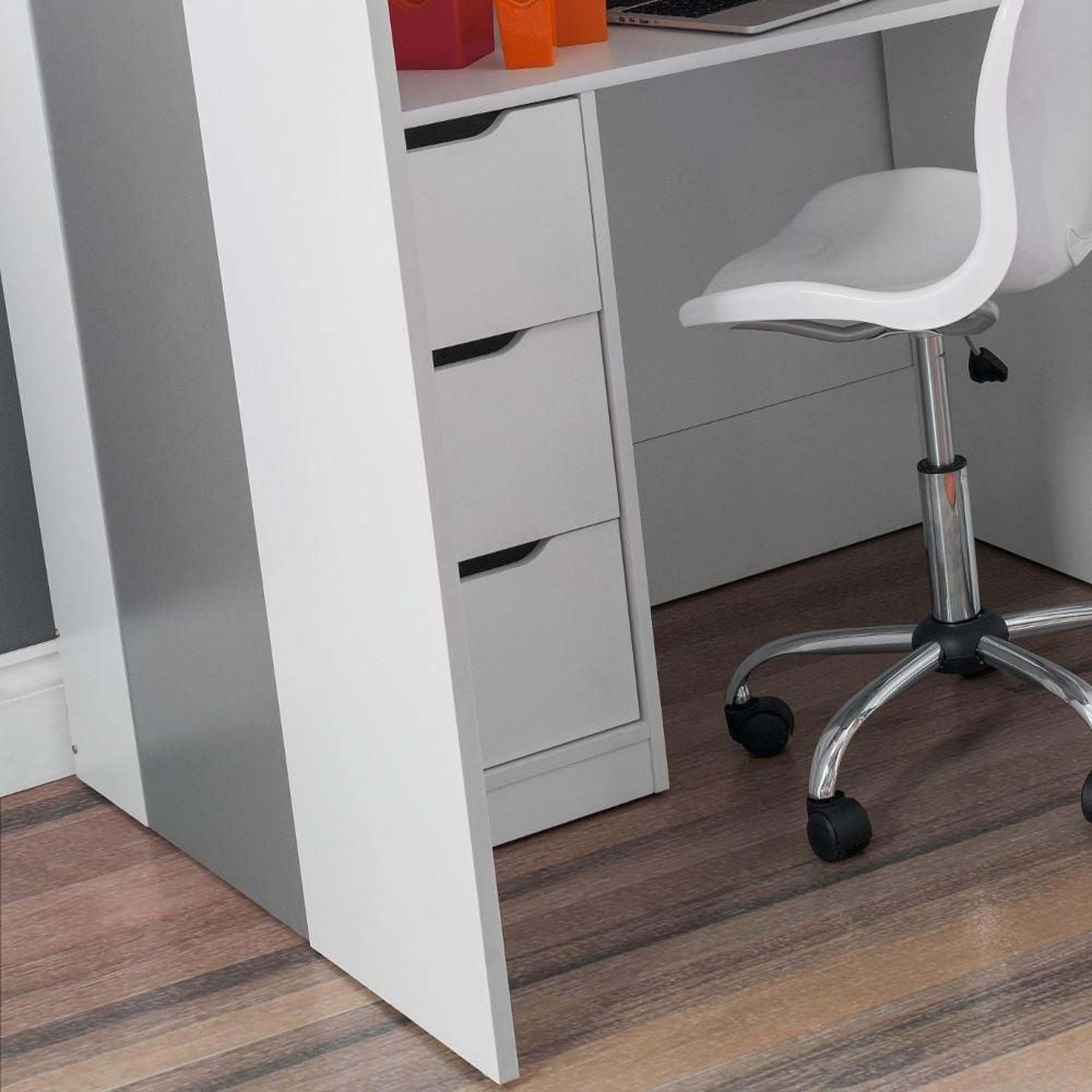 Pegasus White Wooden High Sleeper | Happy Beds