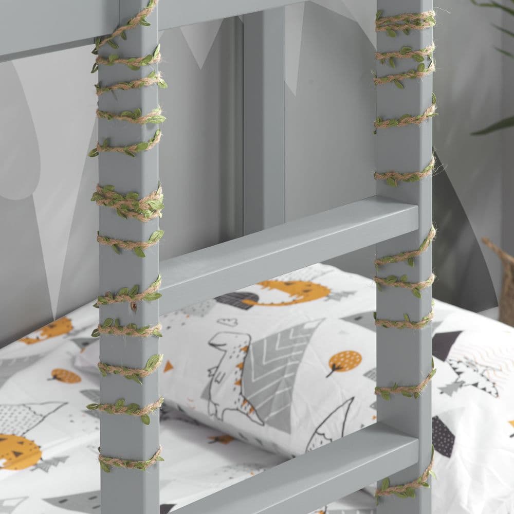 Adventure Grey Wooden Bunk Bed Frame | Happy Beds
