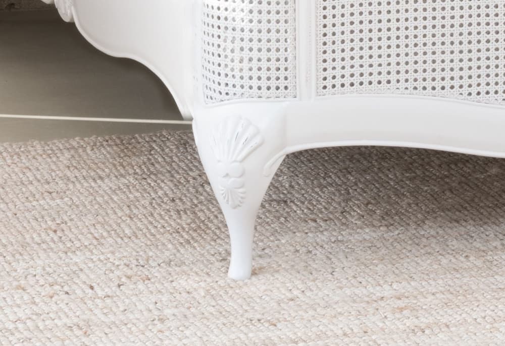 Willis & Gambier Etienne Grey Wooden Rattan Bed | Happy Beds