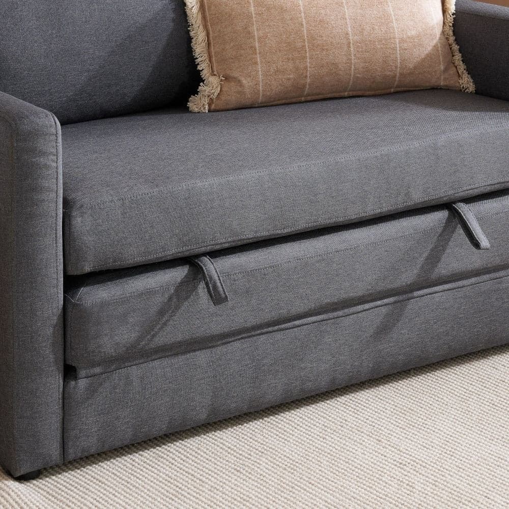 Eli Grey Fabric Sofa Bed | Happy Beds