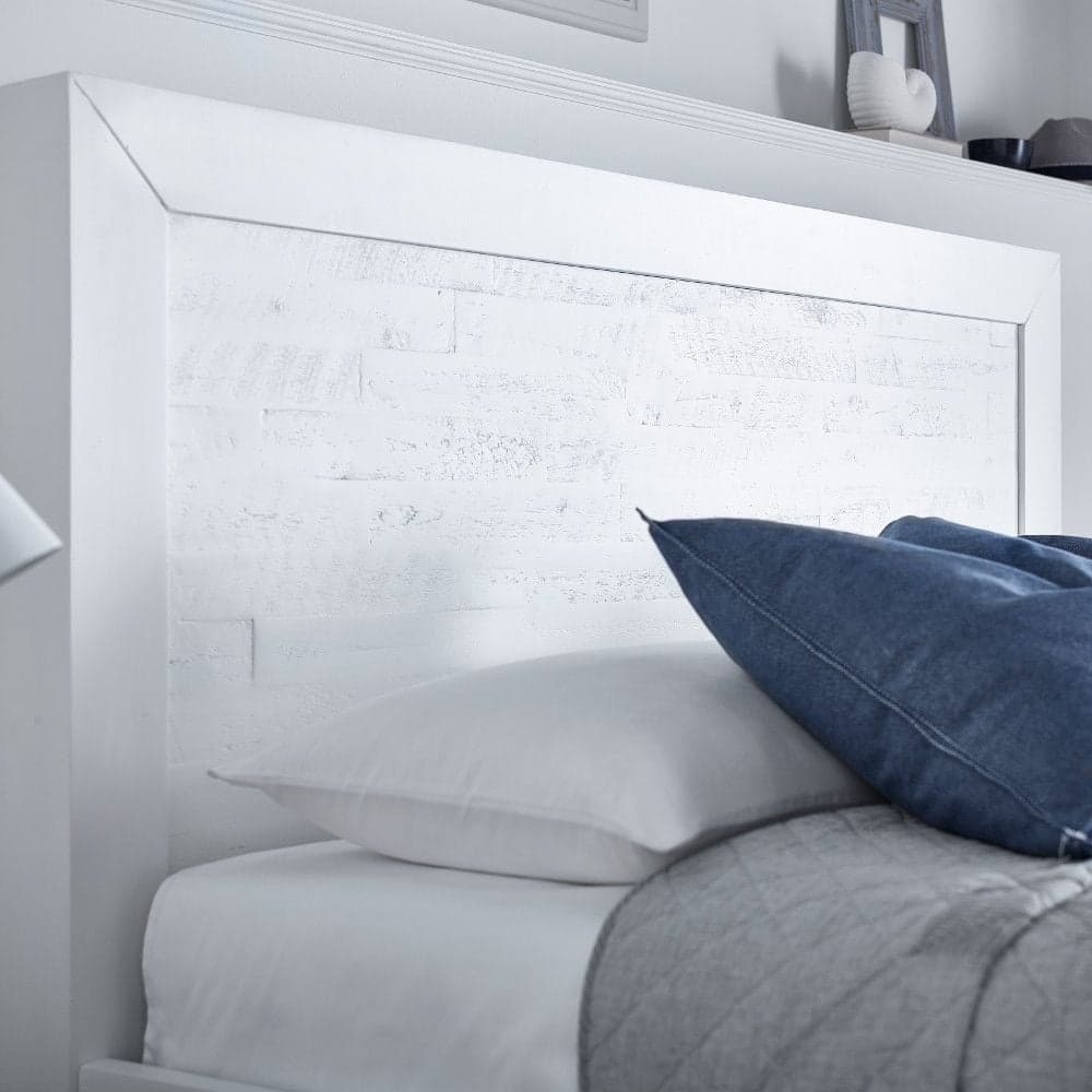 Hoxton White Wooden Bed | Bed | Happy Beds