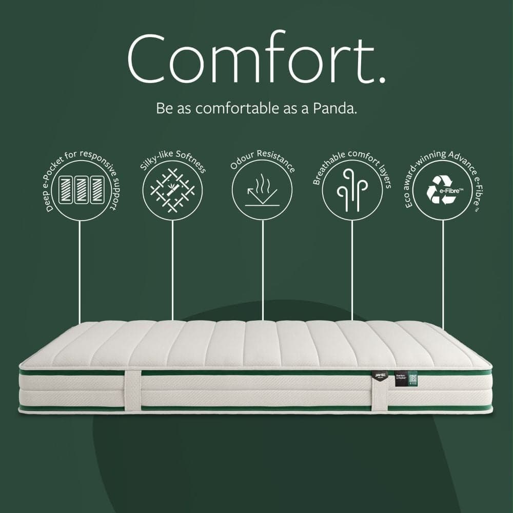 Jay-Be Natural Fresh Bamboo e-Pocket Mattress | Happy Beds