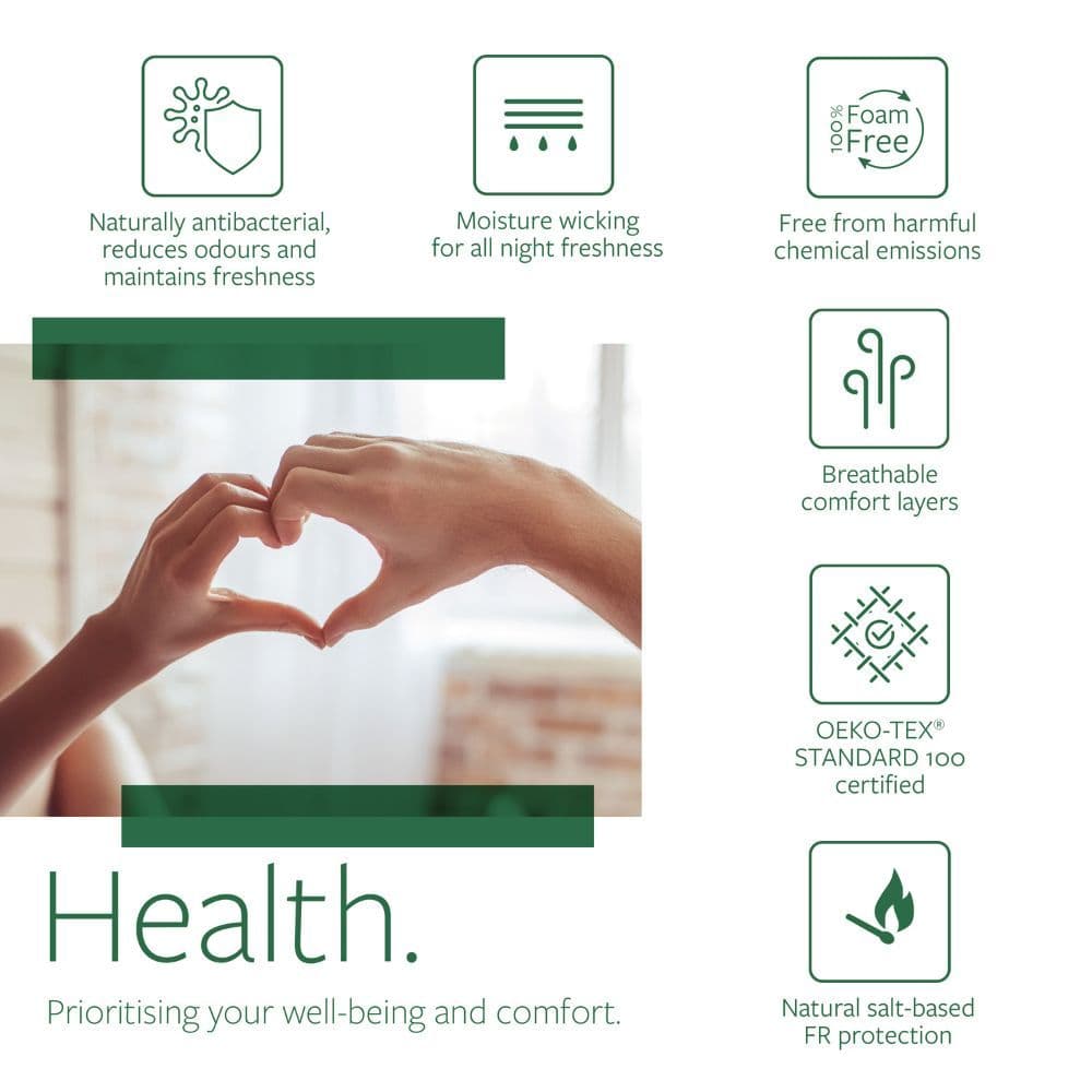 Jay-Be Bamboo Hybrid 2000 e-Pocket Mattress | Happy Beds