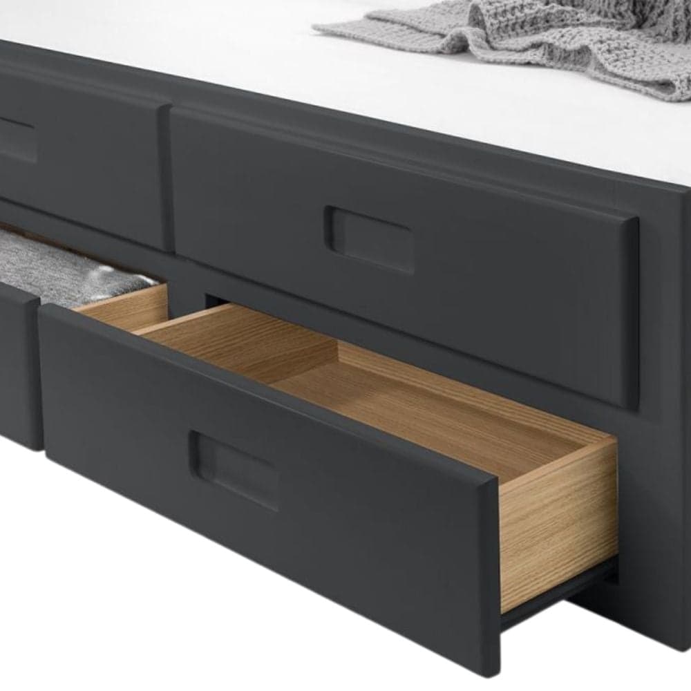 Maisie Anthracite Wooden Guest Bed Frame | Happy Beds