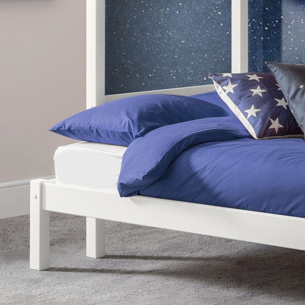 Merlin Surf White Wooden Triple Sleeper Bunk Bed | Happy Beds