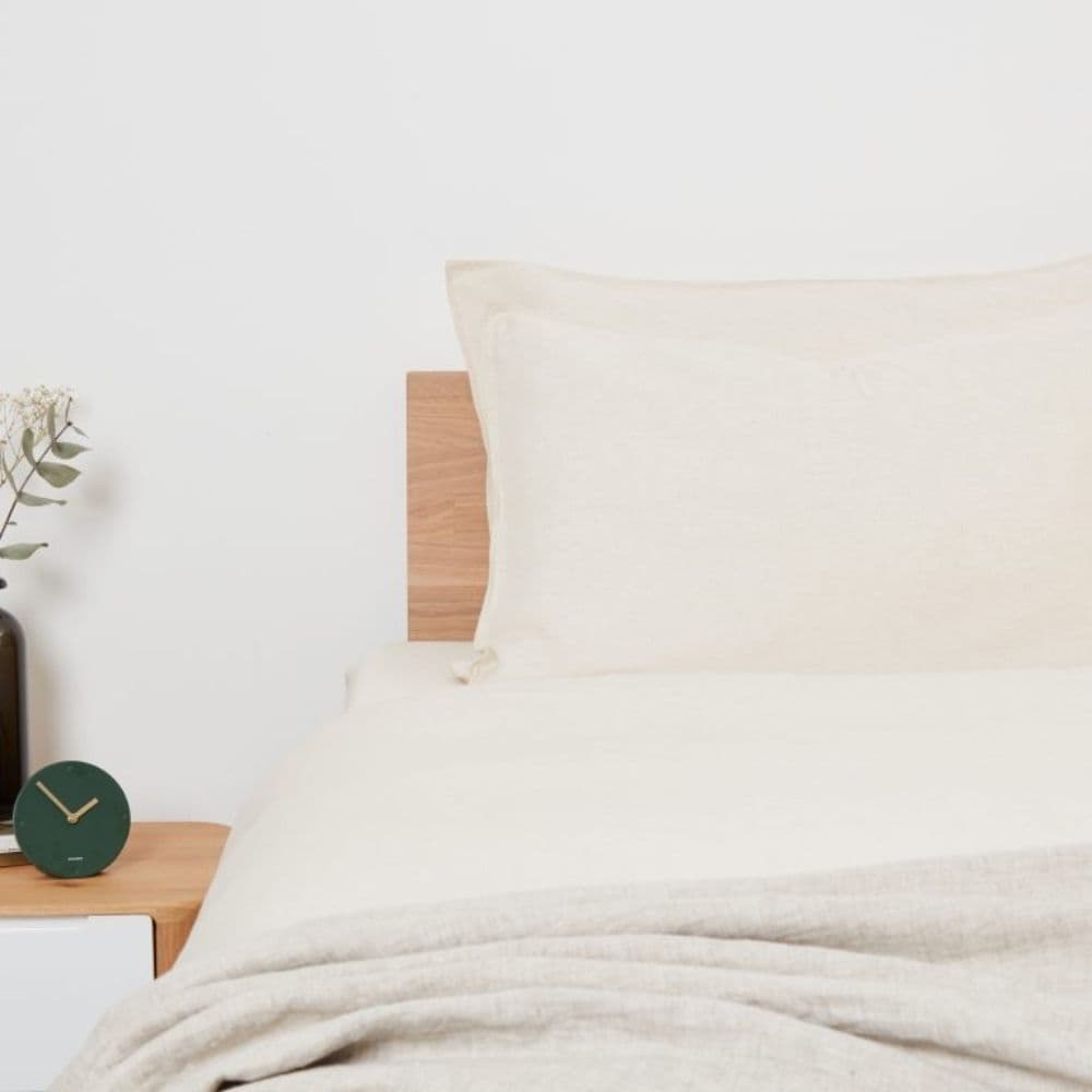 Panda Natural Bamboo & French Linen Bedding | Happy Beds