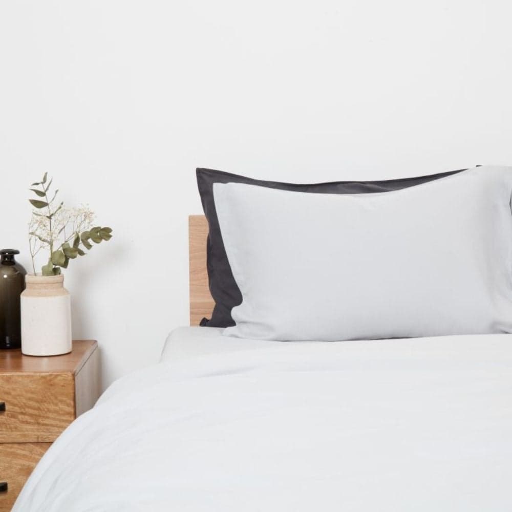 Panda Silver Bamboo & French Linen Bedding | Happy Beds