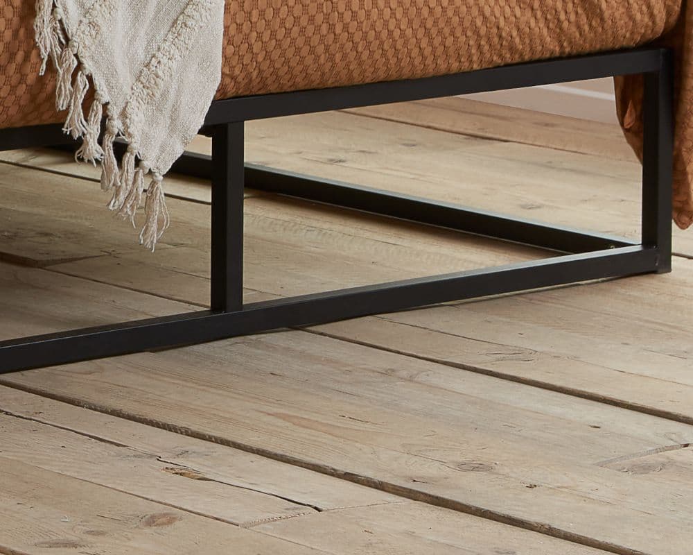 Soho Black Platform Metal Bed | Happy Beds