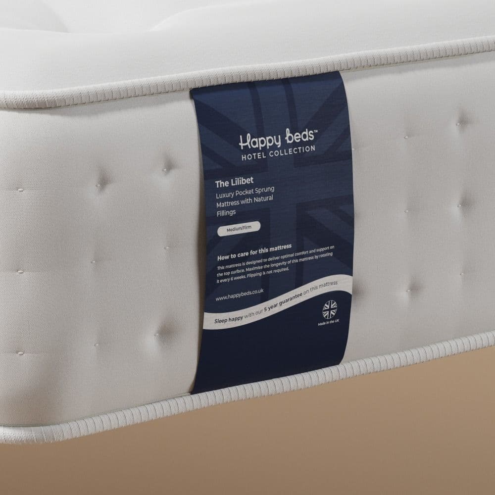 The Lilibet 3000 Pocket Spring Natural Fillings Mattress | Happy Beds
